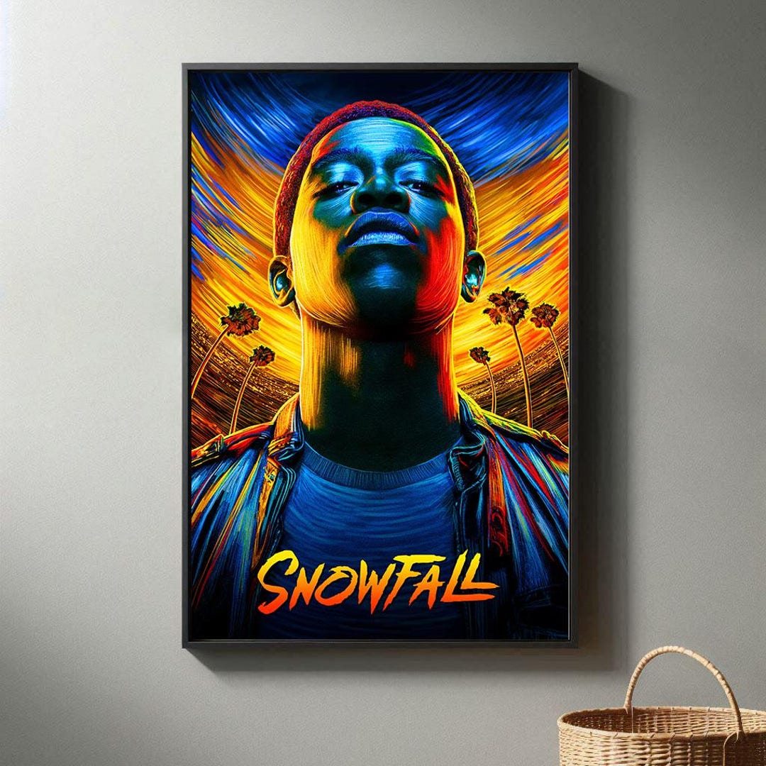 Snowfall (2017) TV Poster | High Quality Canvas Print I 2024 Movie ...