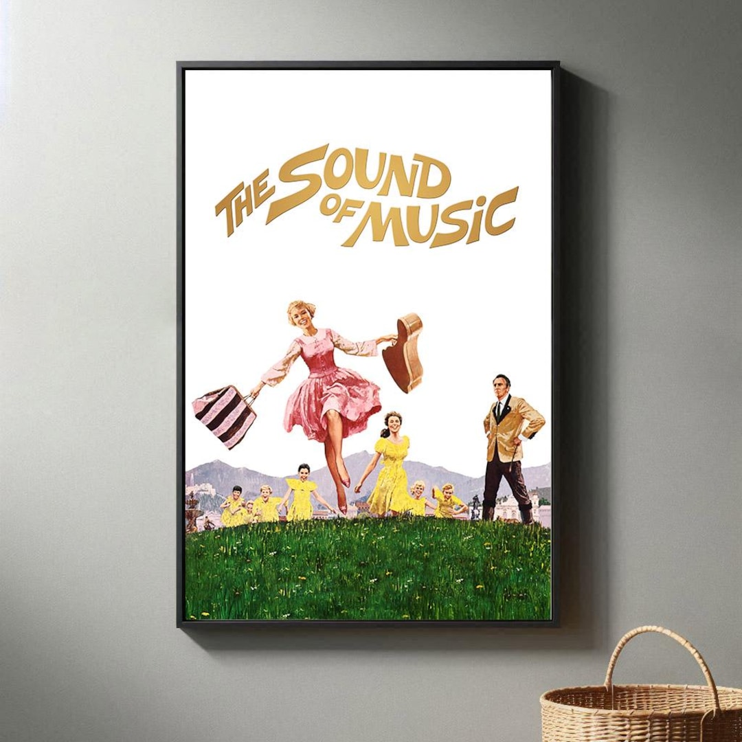 The Sound of Music Movie Poster | High Quality Canvas Print I 2024 ...
