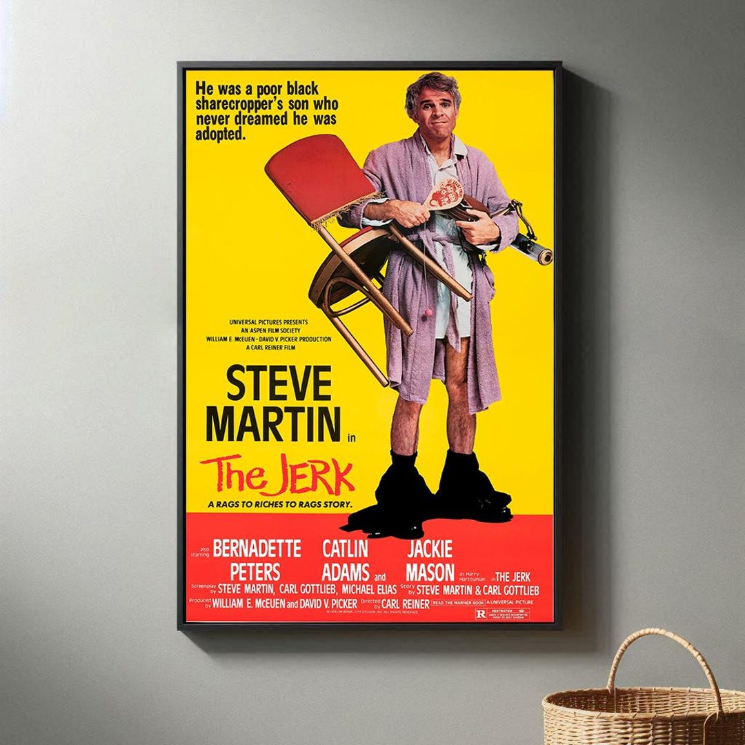 The Jerk Movie Poster High Quality Canvas Print I 2024 Movie Poster ...