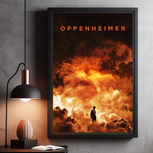 Oppenheimer Movie Poster | High Quality Canvas Print I 2024 Movie ...