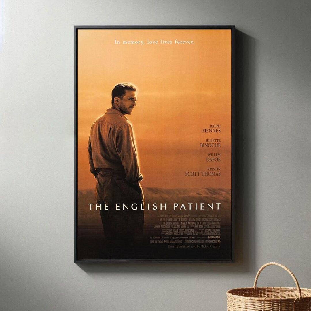 The English Patient Movie Poster | High Quality Canvas Print I 2024 ...