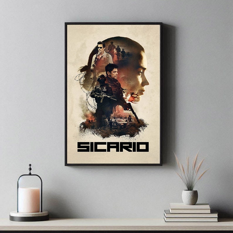 Sicario Movie Posters | High Quality Canvas Print I 2024 Movie Poster ...