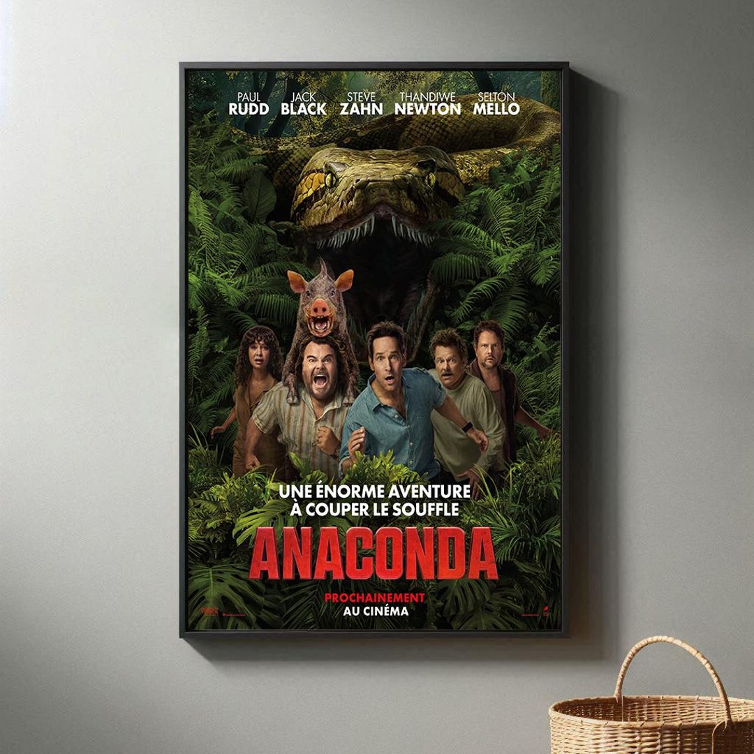 Anaconda Movie Poster | High Quality Canvas Print I 2025 Movie Poster ...