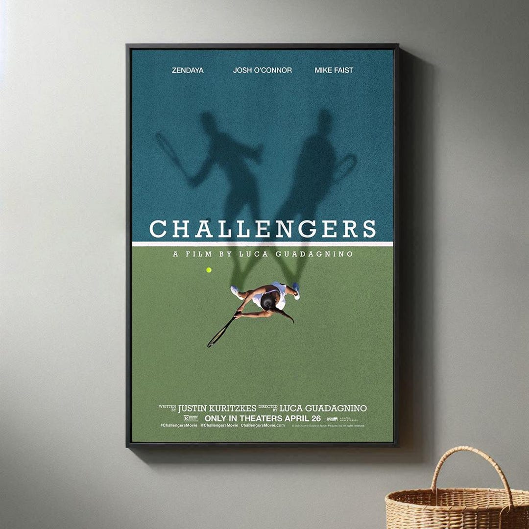 Challengers Movie Posters | High Quality Canvas Print I 2024 Movie ...