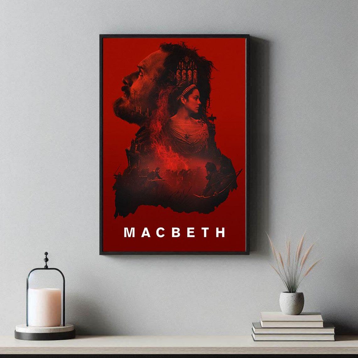 Macbeth Movie Poster | High Quality Canvas Print I 2024 Movie Poster ...
