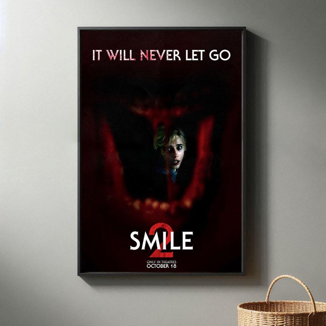 Smile 2 Movie Posters | High Quality Canvas Print I 2024 Movie Poster ...