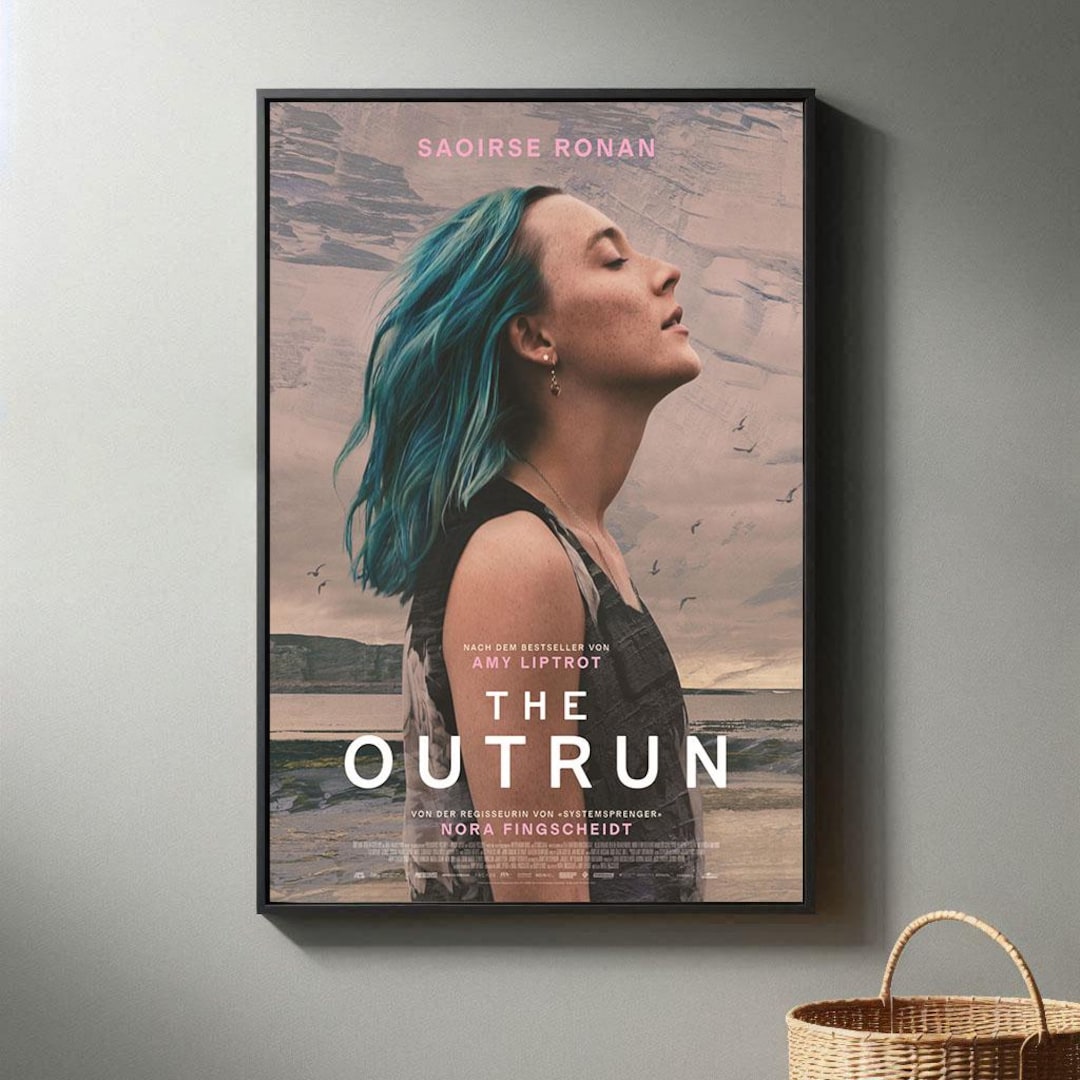 The Outrun Movie Poster | High Quality Canvas Print I 2024 Movie Poster ...
