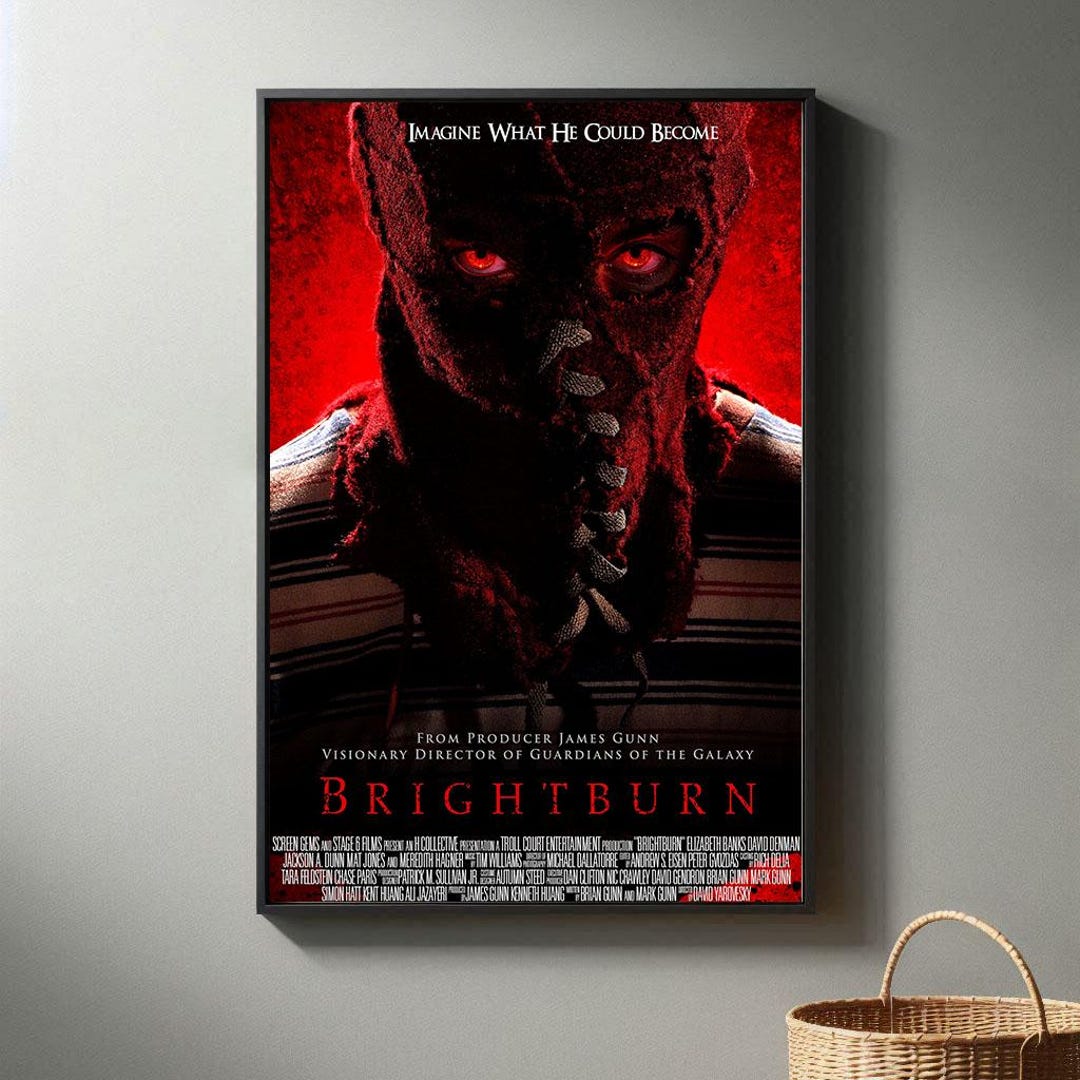 Brightburn Movie Poster High Quality Canvas Print I 2024 Movie Poster ...