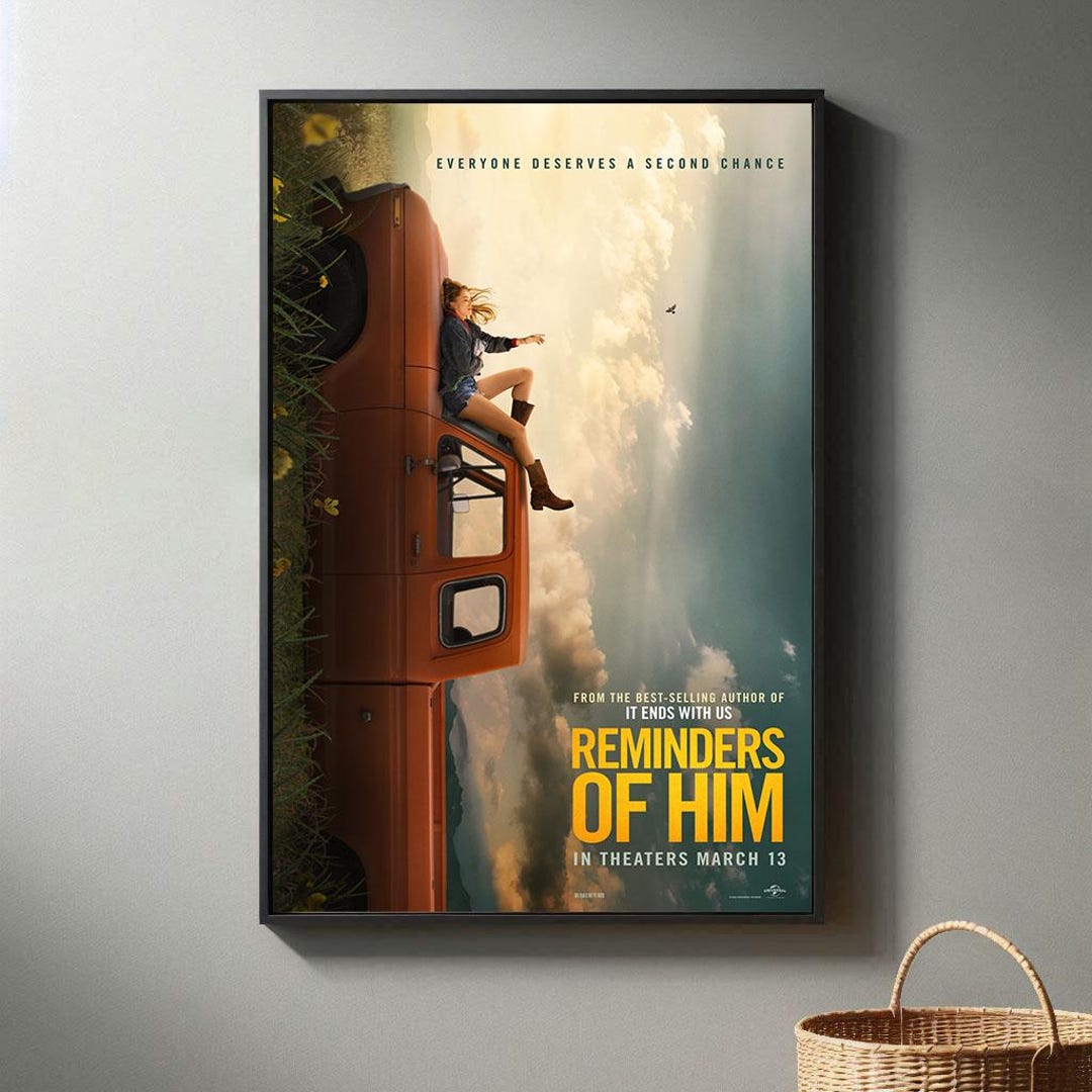 Reminders of Him Movie Poster | High Quality Canvas Print I 2025 Movie ...