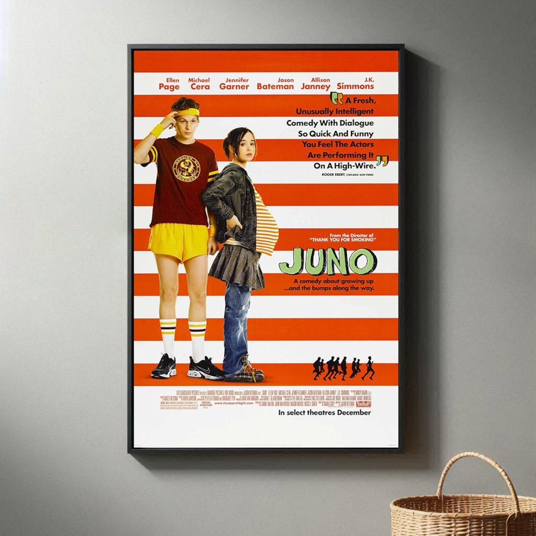 Juno Movie Poster | High Quality Canvas Print I 2024 Movie Poster ...