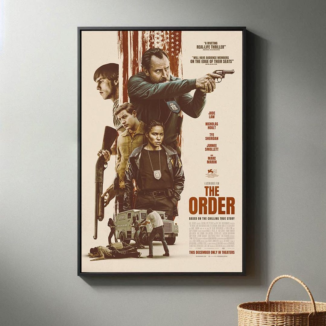 The Order Movie Poster | High Quality Canvas Print I 2024 Movie Poster ...