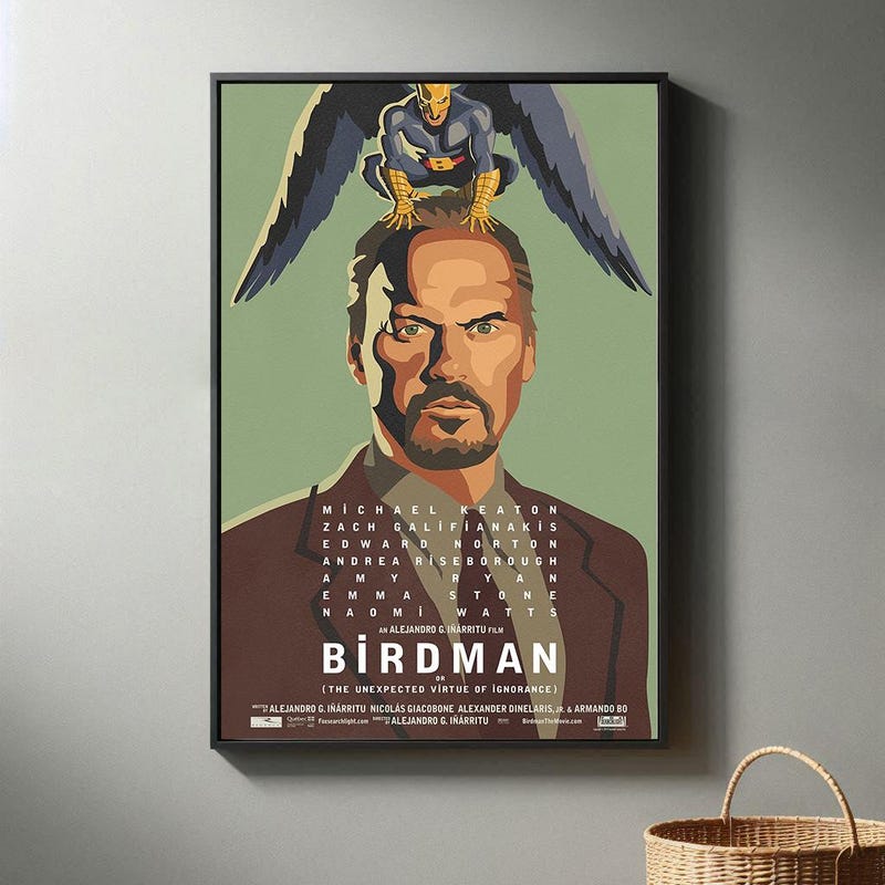 Birdman Film Poster - Etsy New Zealand