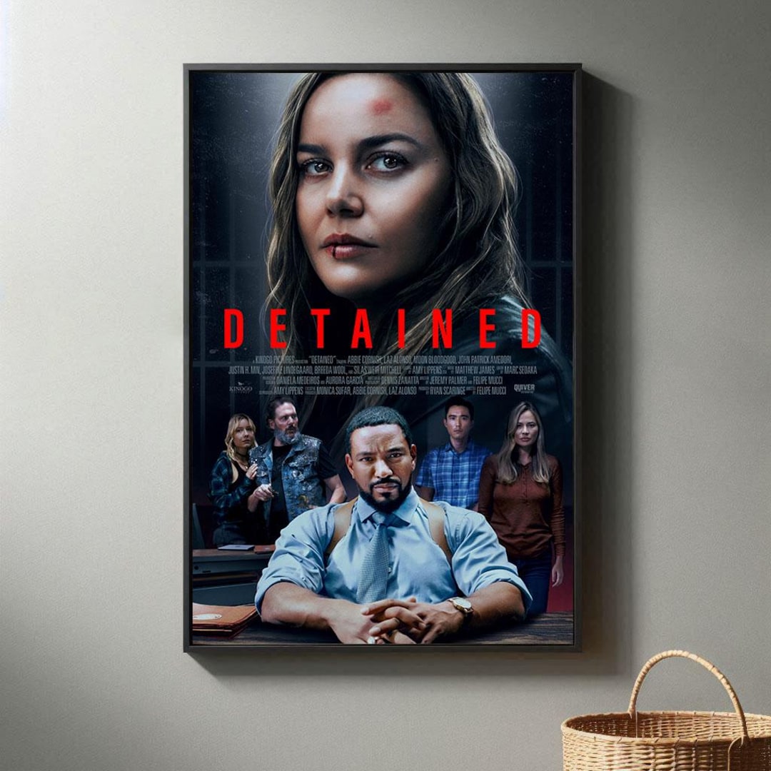 Detained Movie Poster High Quality Canvas Print I 2024 Movie Poster ...
