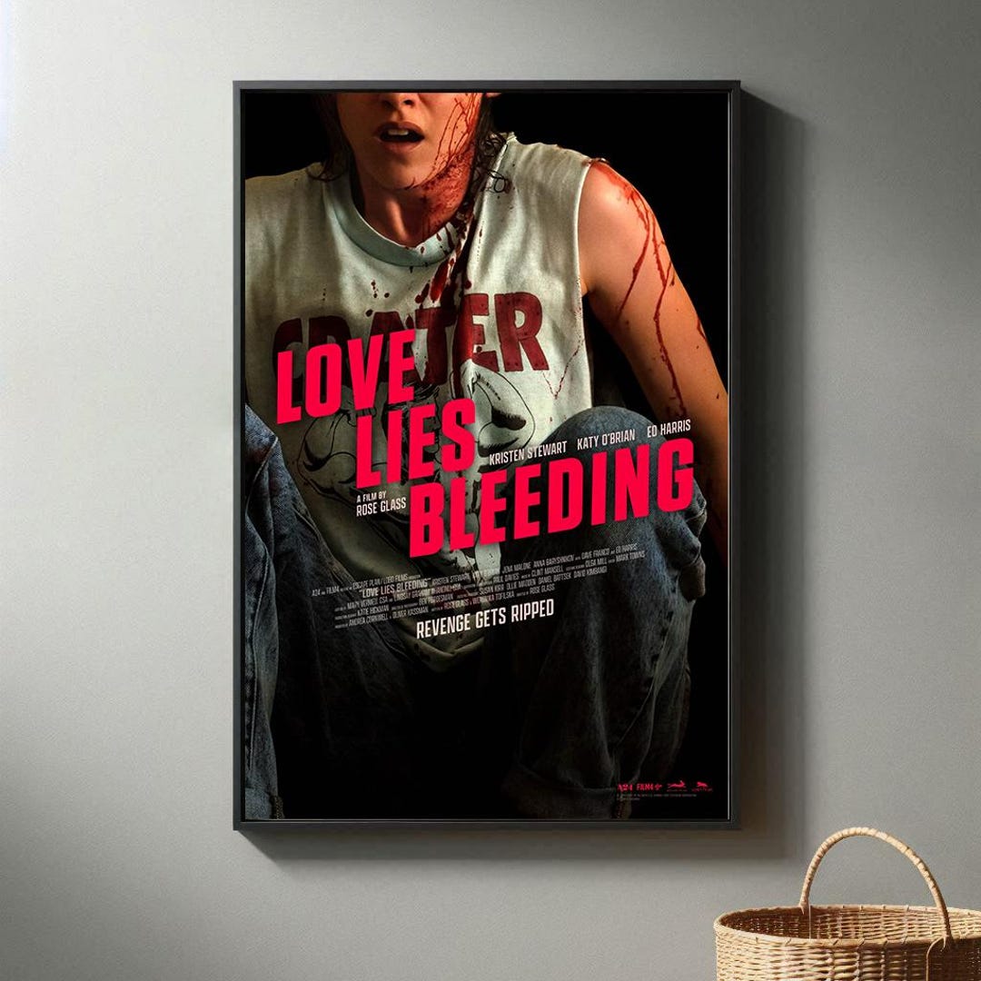 Love Lies Bleeding Movie Posters | High Quality Canvas Print I 2024 ...