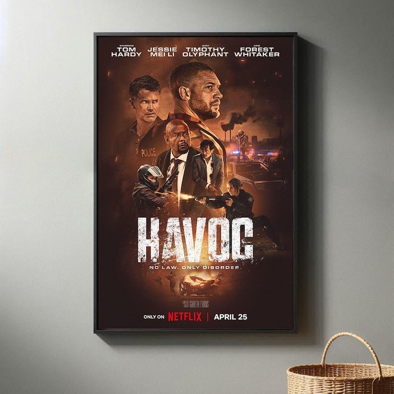Havoc Movie Poster | High Quality Canvas Print I 2025 Movie Poster ...