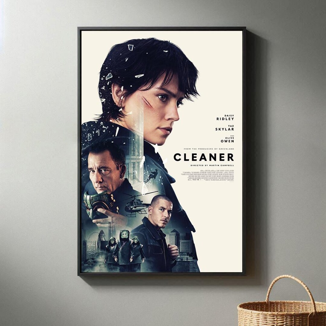 Cleaner Movie Posters | High Quality Canvas Print I 2025 Movie Poster ...