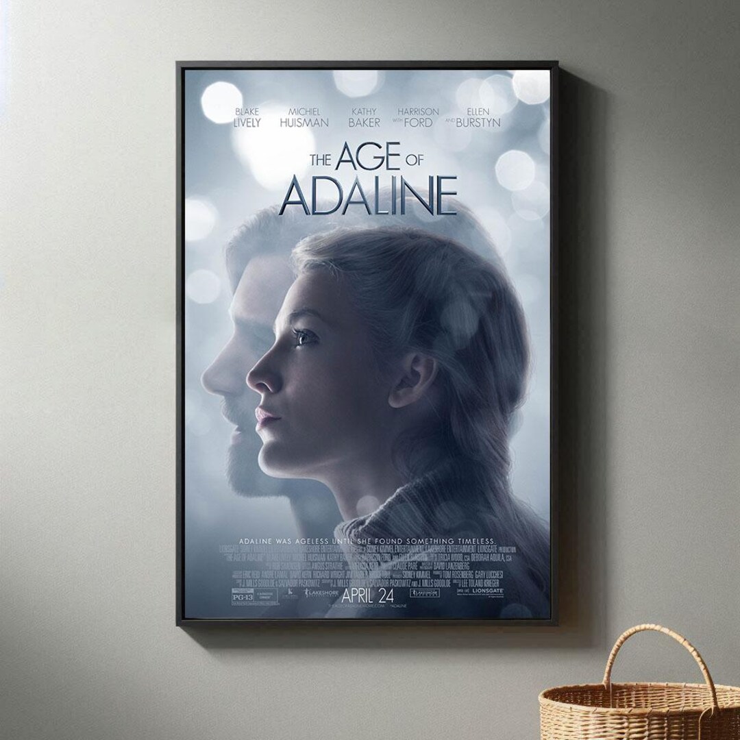 The Age of Adaline Movie Poster High Quality Canvas Print I 2024 Movie ...