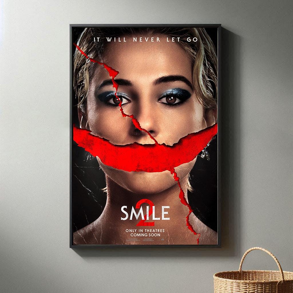 Smile 2 Movie Posters | High Quality Canvas Print I 2024 Movie Poster ...