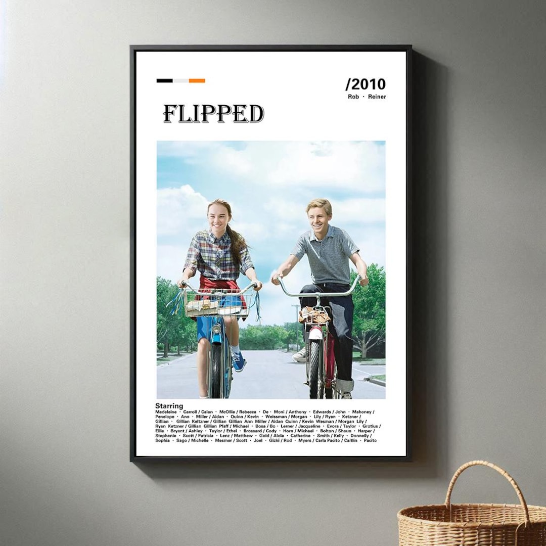 Flipped Movie Poster | High Quality Canvas Print I Minimalist Movie ...