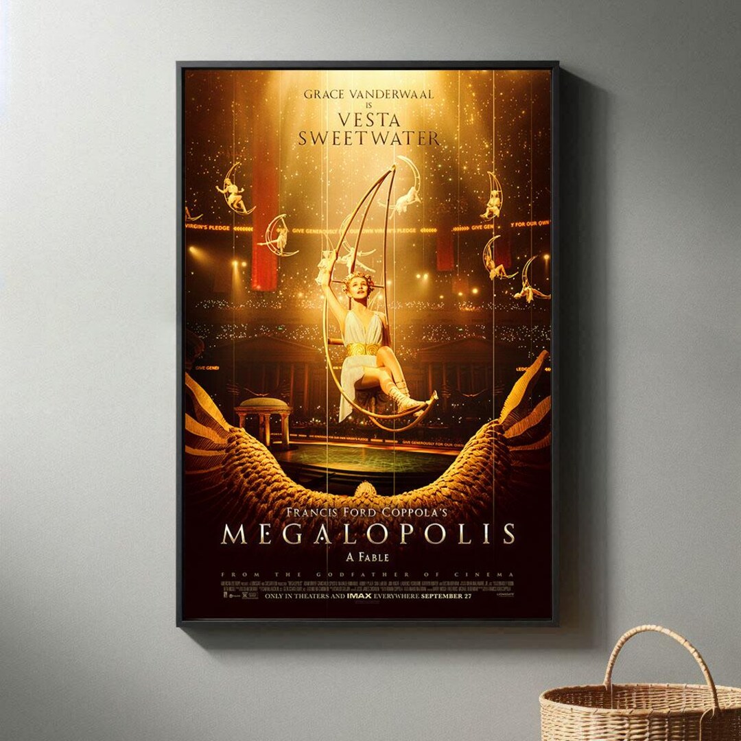 Megalopolis Movie Poster | High Quality Canvas Print I 2024 Movie ...