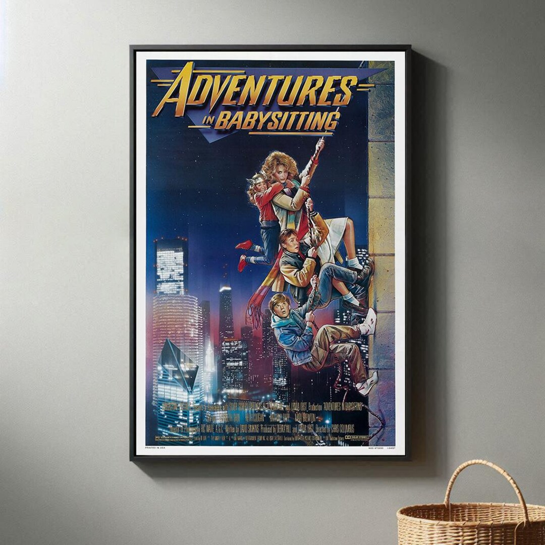 Adventures in Babysitting Movie Poster | High Quality Canvas Print I ...