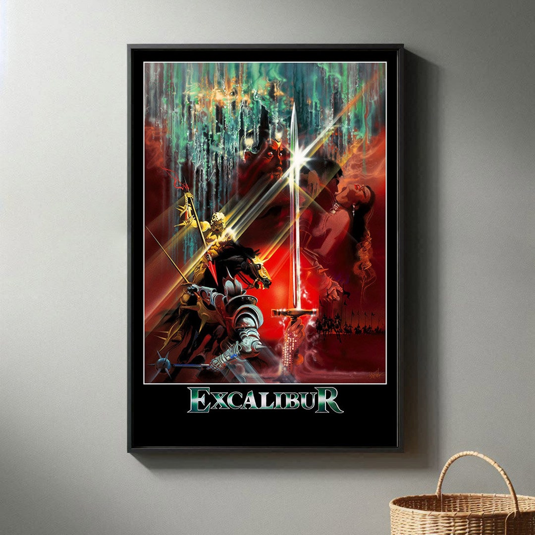 Excalibur Movie Posters | High Quality Canvas Print I 2024 Movie Poster ...