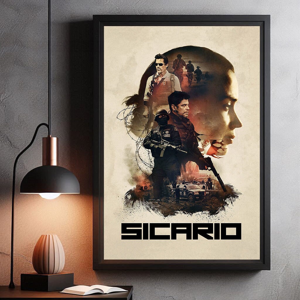 Sicario Movie Posters | High Quality Canvas Print I 2024 Movie Poster ...