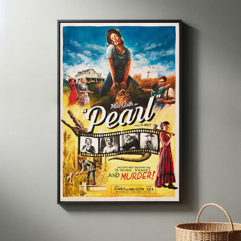 Pearl Movie Posters | High Quality Canvas Print I 2024 Movie Poster ...