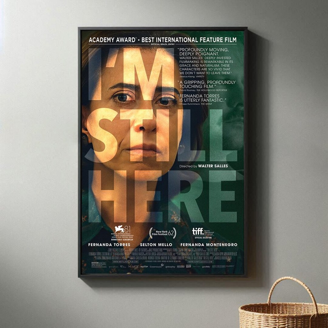 I'm Still Here Movie Poster | High Quality Canvas Print I 2025 Movie ...