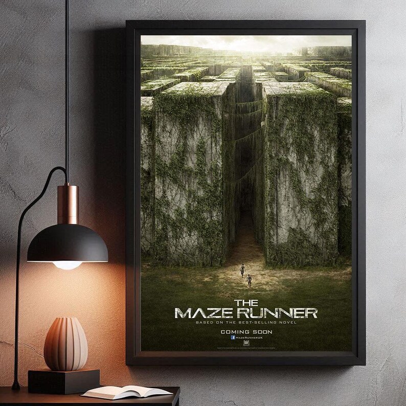 The Maze Runner Movie Poster | High Quality Canvas Print I 2025 Movie ...