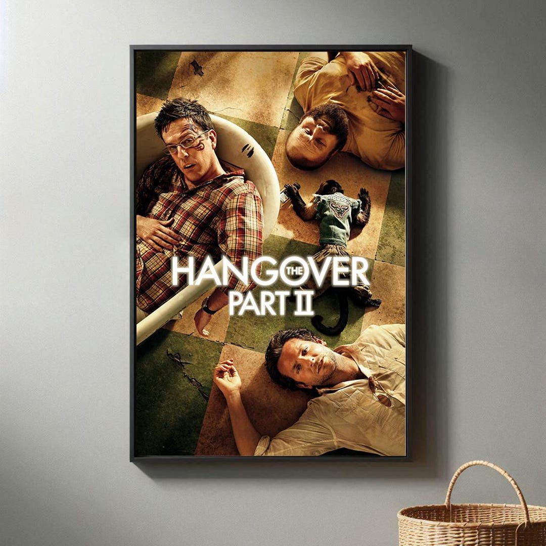 The Hangover Part II Movie Poster | High Quality Canvas Print I 2024 ...