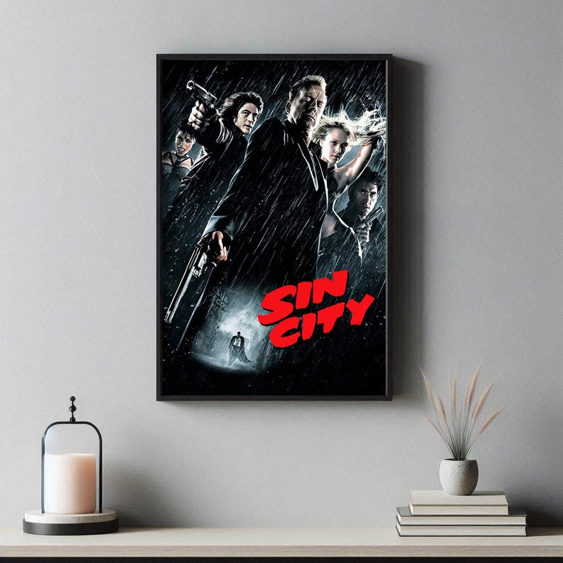 Sin City Movie Posters | High Quality Canvas Print I 2024 Movie Poster ...