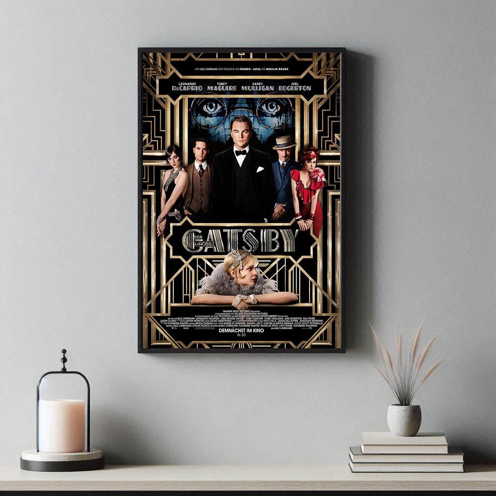 The Great Gatsby Movie Poster High Quality Canvas Print I 2024 Movie ...