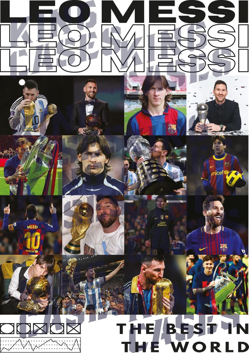 Only Messi /4 Designs / Lionel Messi / PNG Design / DTF / DTG / Design ...