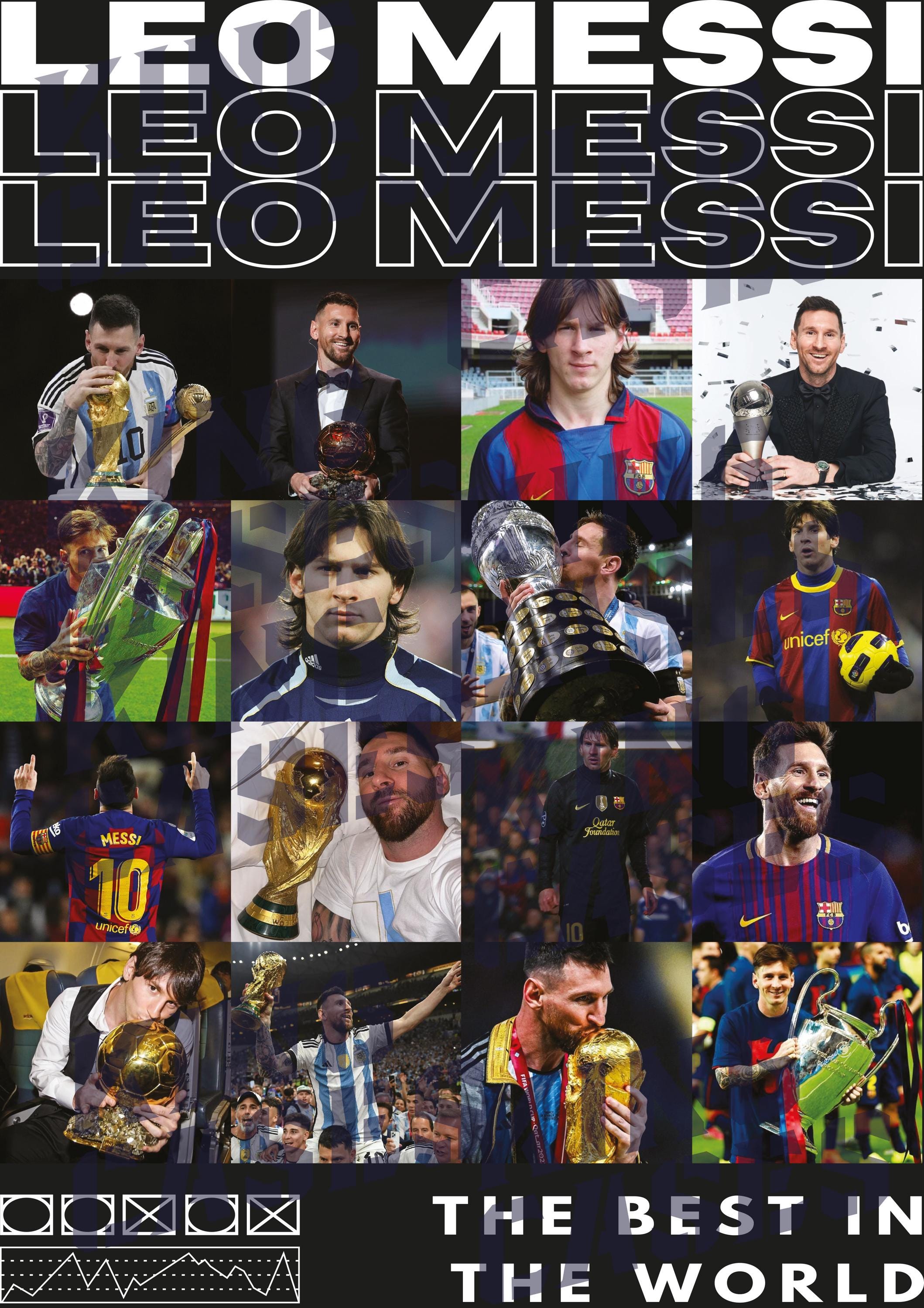 Only Messi /4 Designs / Lionel Messi / PNG Design / DTF / DTG / Design ...