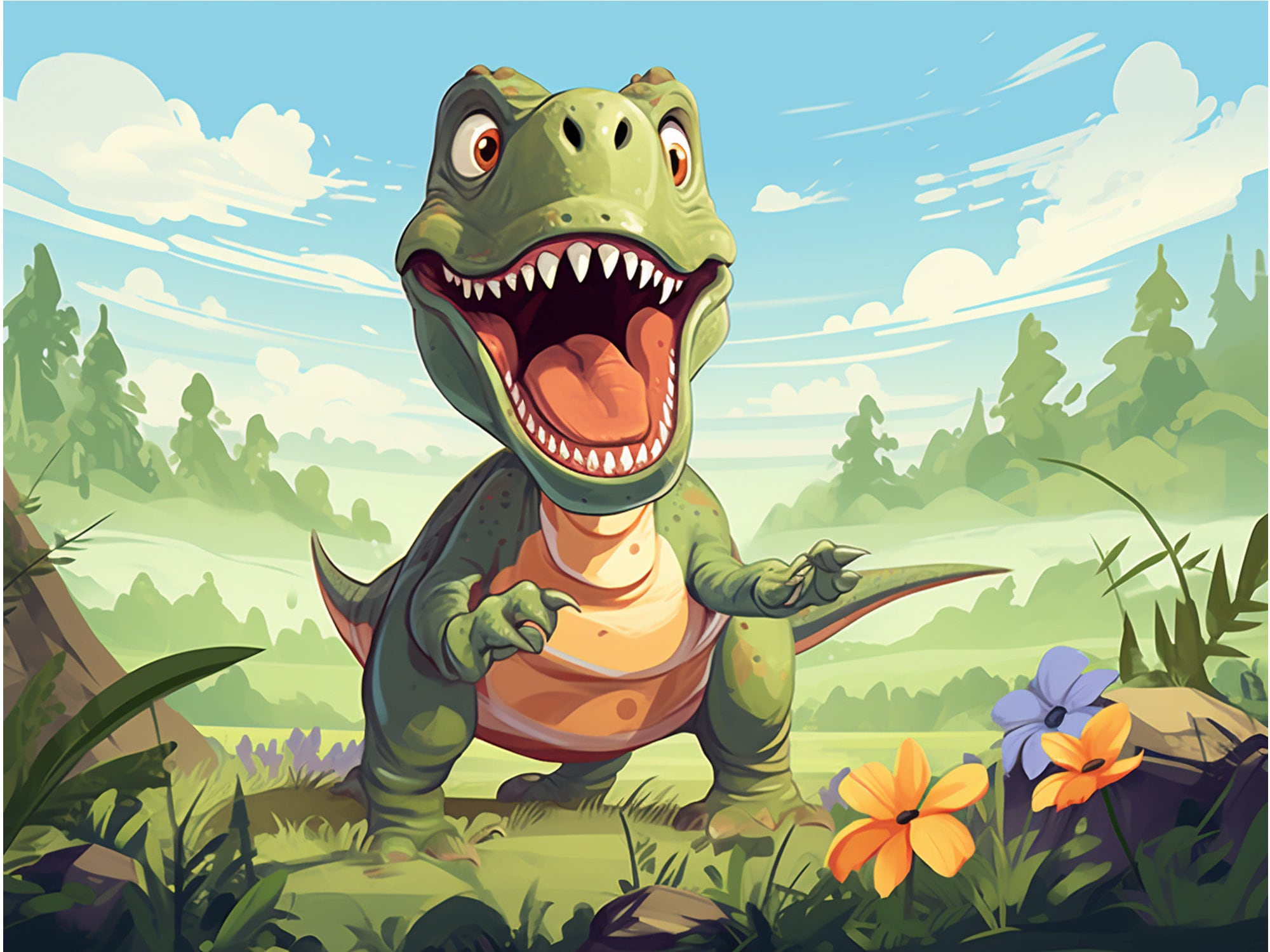 Dino Delights: PNG Illustrations of Mesozoic Marvels - Etsy