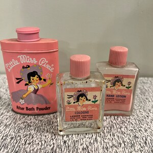 Vintage Girls Perfume Bottles, Powder, Little Miss Pixie, 1950s/1960s ...