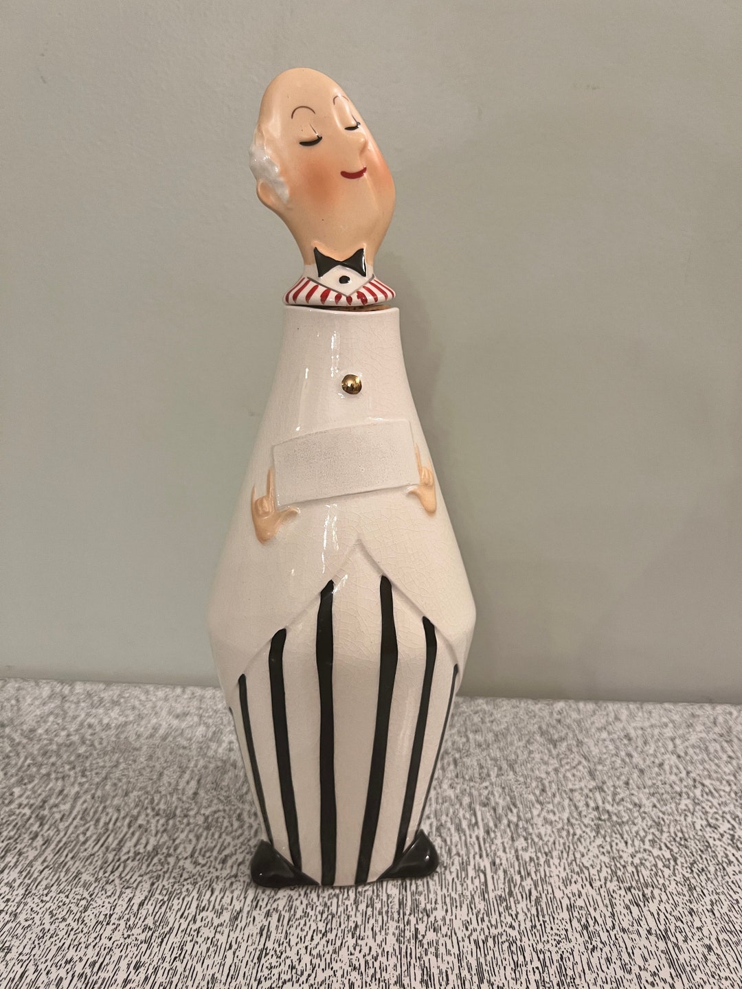 1960 Holt Howard Jeeves the Butler Decanter/carafe Pixieware - Etsy