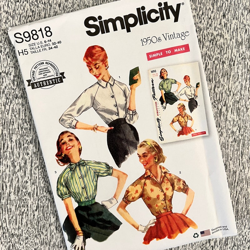 Simplicity 9818 - Etsy