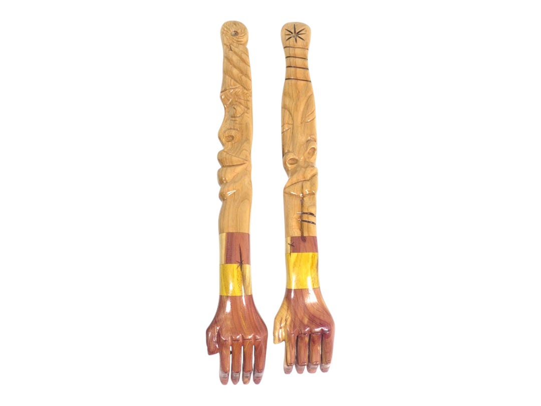 12" Back Scratcher, Handmade Wood Craft, Unique Design, Functional Art ...