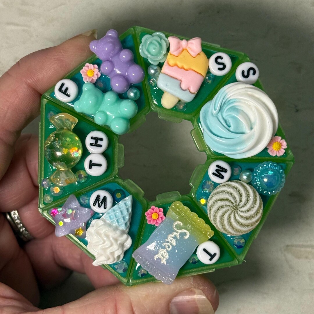 Weekly Pill Box, i Want Candy Pill Organizer 7 Day Pill Organizer ...