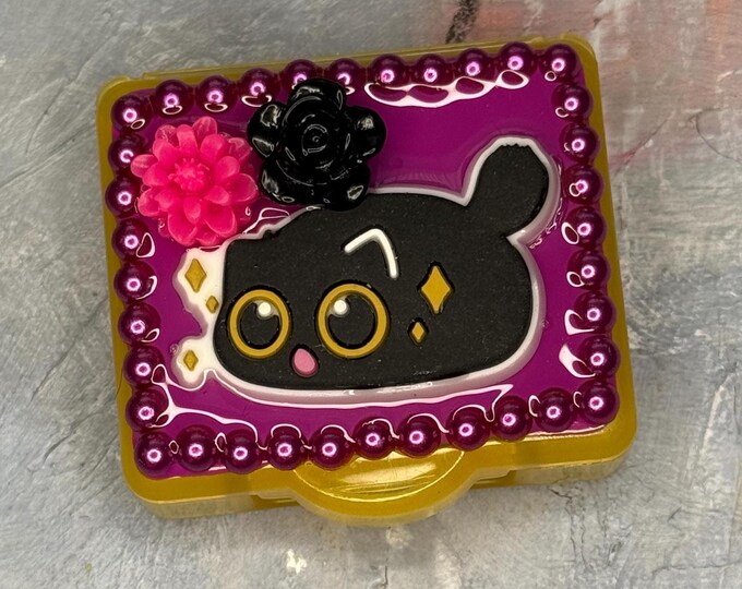 Soot Sprite Pill Box: Embellished Mini Pill Case - Etsy