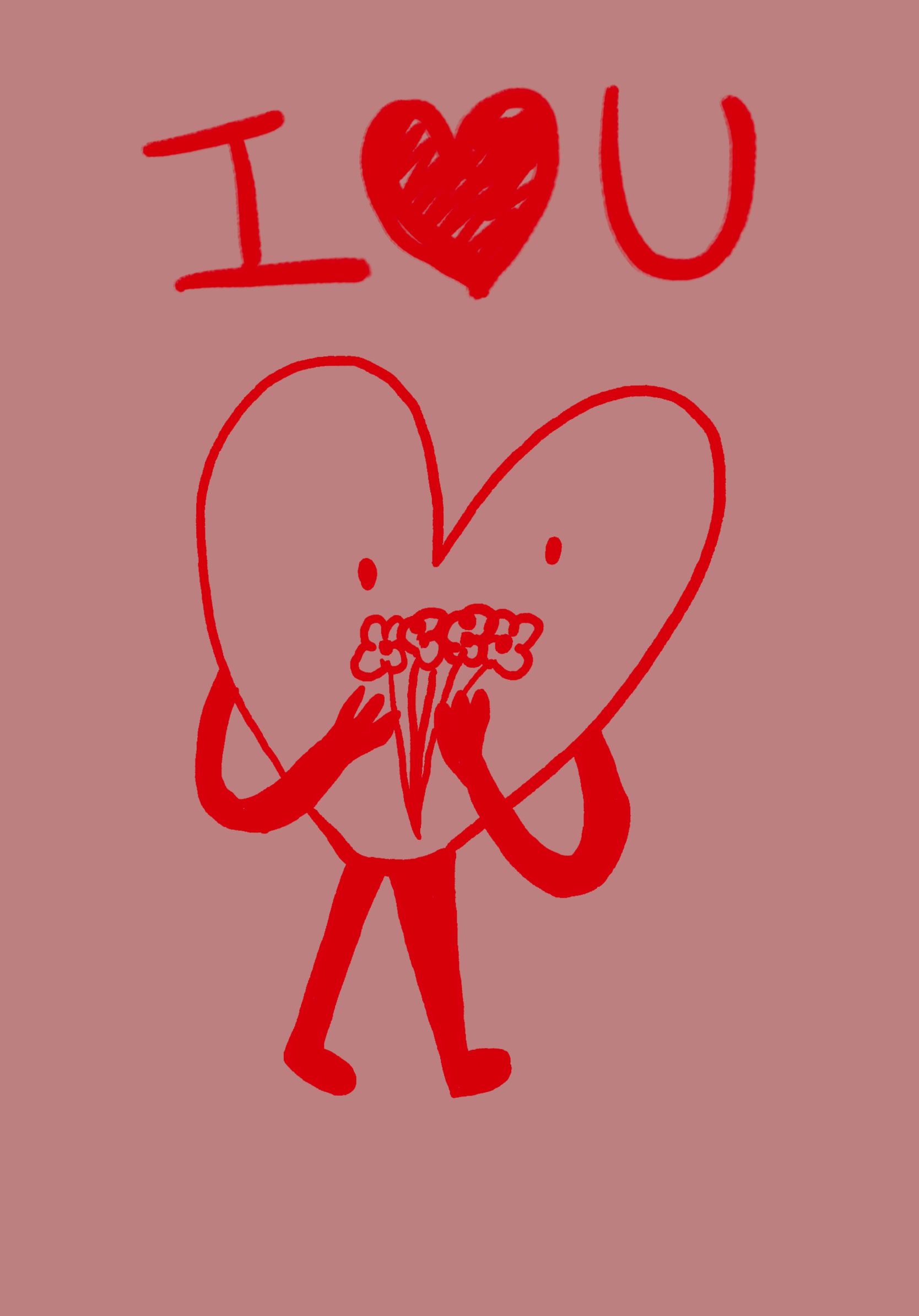 Sweetheart Love Card | Digital Download | Adorable Eyed-heart ...