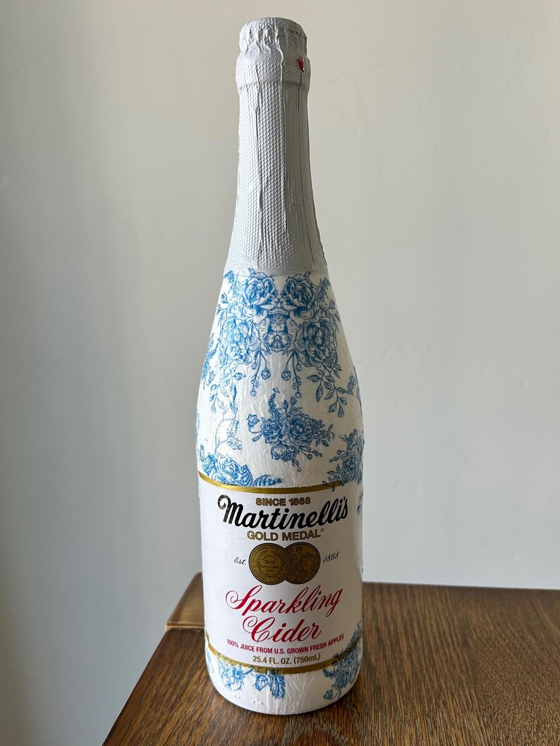 Decorated Martinelli's Bottles - Etsy
