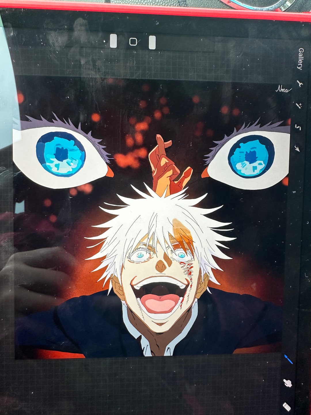 The 6 Eyes Satoru Gojo - Etsy