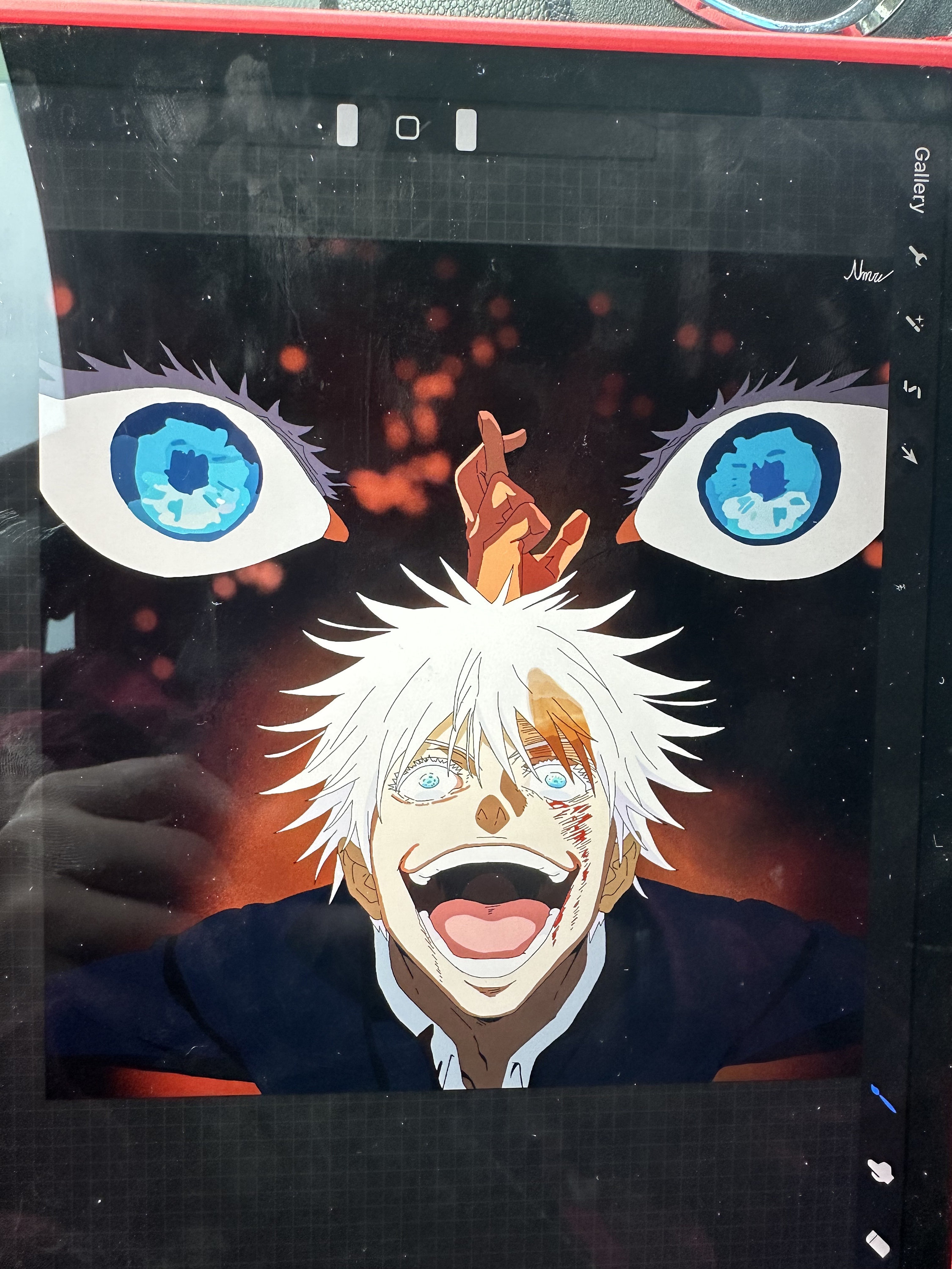 The 6 Eyes Satoru Gojo - Etsy