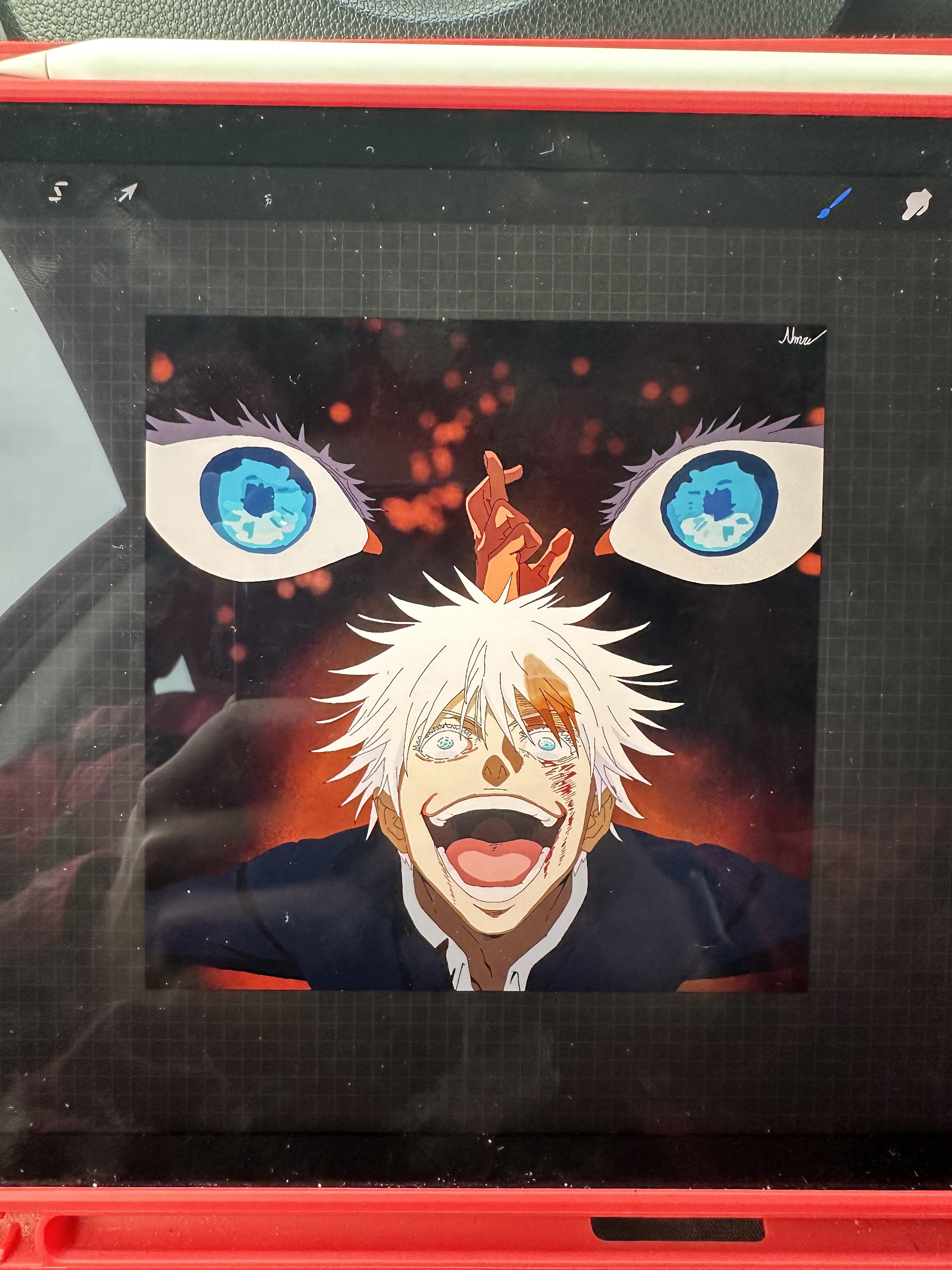 The 6 Eyes Satoru Gojo - Etsy