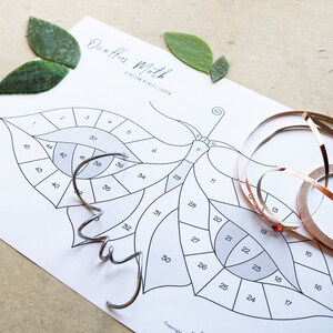 PATTERN - Stained Glass Pattern - Ocellus Moth - Etsy