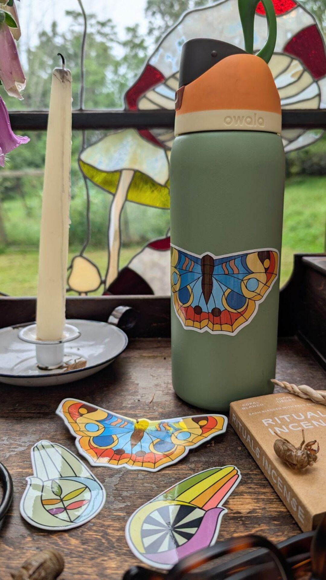 Buckeye Butterfly and "pledge to the Earth and Sky" Sticker Set by ...