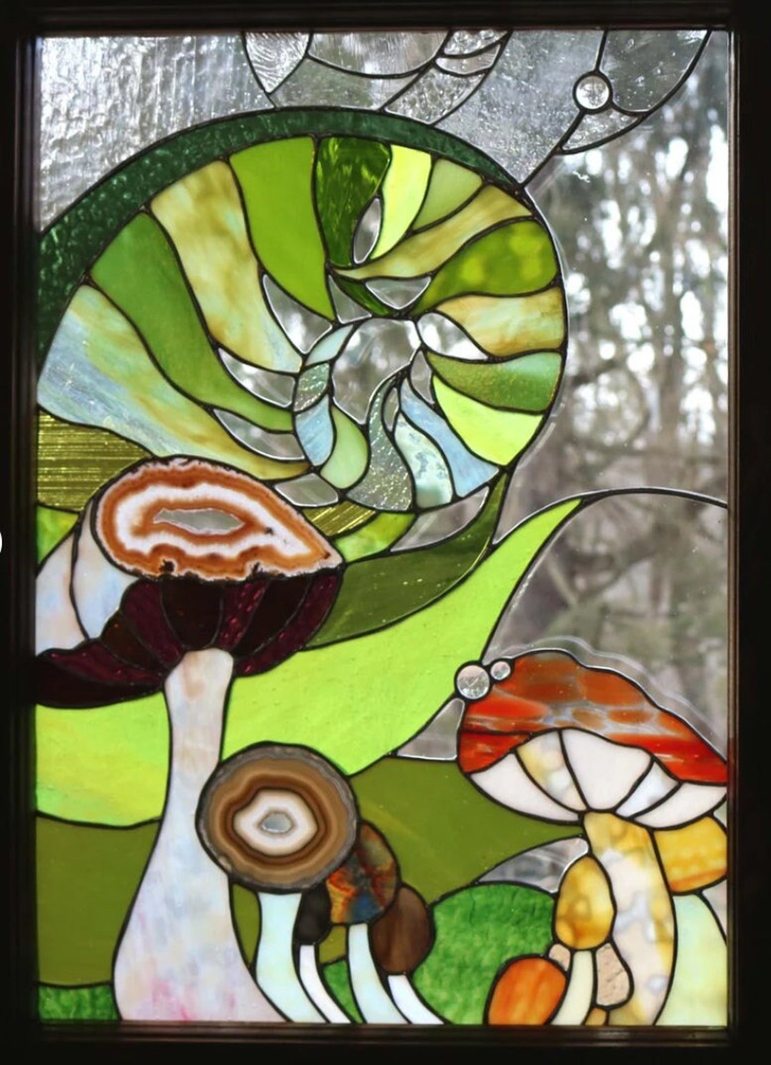 PATTERN Stained Glass Pattern Fern Life - Etsy
